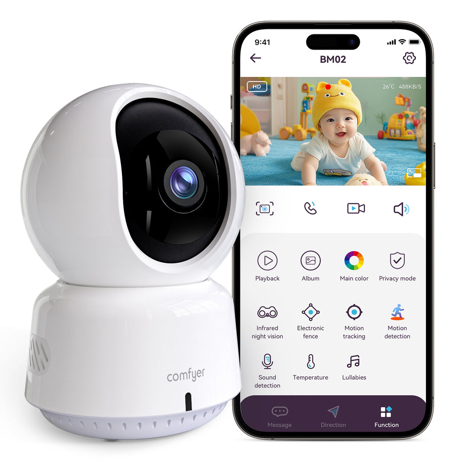 BM02 Baby Monitor & App Control – Comfyer